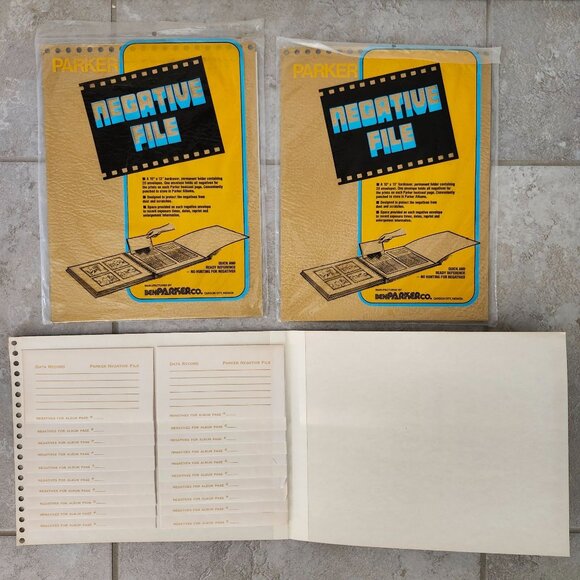 BenParkerCo. | Storage & Organization | Vintage Lot 3 Parker Negative ...